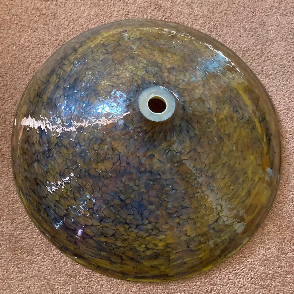 18" Multi Colored Glass Torchiere Style Lamp Shade | eBay