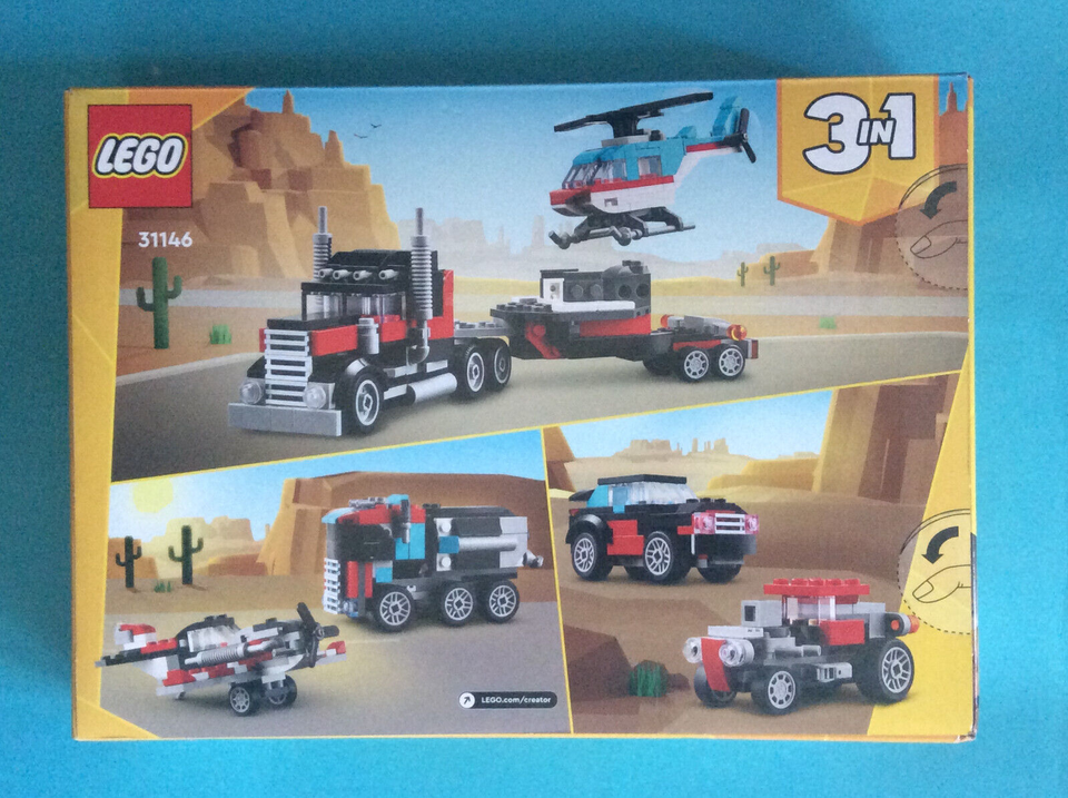 LEGO Set Kit Mini Figure Sealed-NEW Semi Truck Vehicle Creator 3 in 1 ...