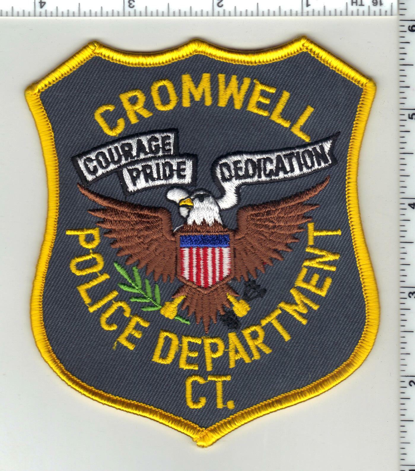 Cromwell Police (Connecticut) 3rd Issue Shoulder Patch | eBay
