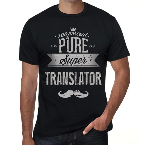 Men's Graphic T-Shirt 100% Pure Super Translator Eco-Friendly Limited ...