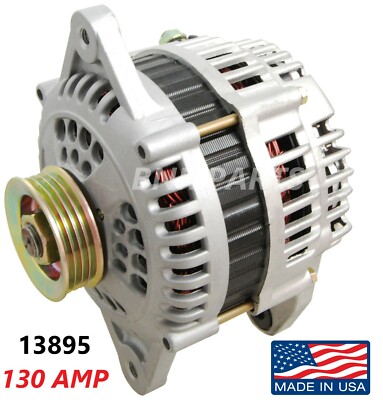 130 AMP 13895 Alternator Mazda Miata 2001-2005 1.8L NEW High Output ...