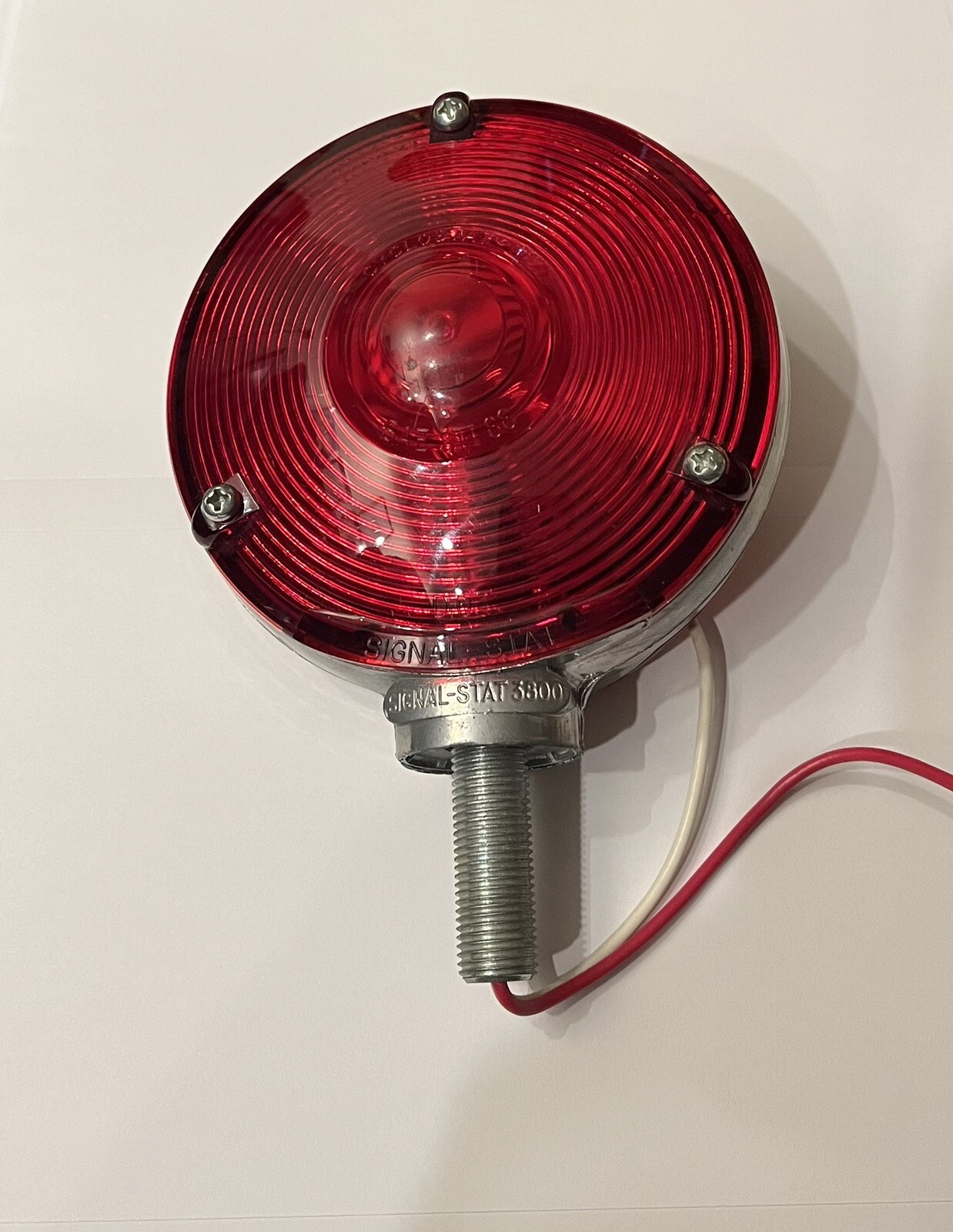 Signal-Stat Cyclostat 2 ~ Dual Face Red (both sides) Metal Turn Signal ...