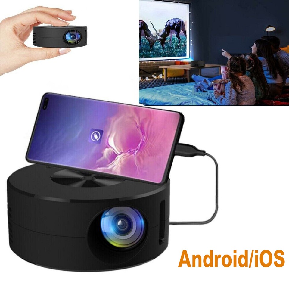 Portable Mini Projector 1080P LED Home Office Theater Cinema For ...