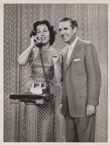 Bess Myerson + Bob Paige in The Big Payoff (1950s) 🎬⭐ Vintage Photo K ...