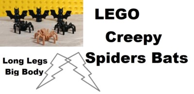 LEGO Big Spider Creepy Long Legs Body Bats Holiday Halloween Critters ...