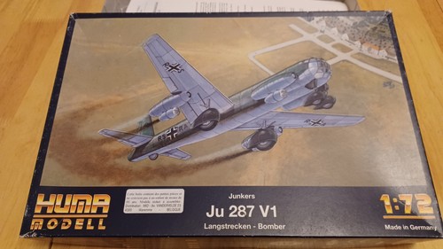 HUMA MODEL 1/72 JUNKERS JU 287 V1 BOMBER | eBay UK