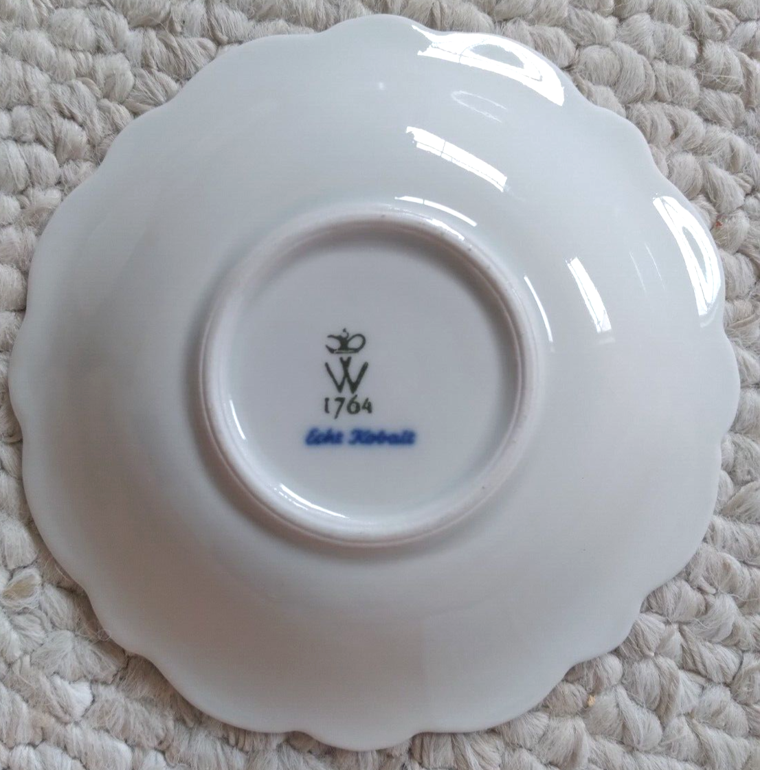 Echt Weimar Kobalt Porzellan Dessert, Bread & Butter Plate, # 1764 ...