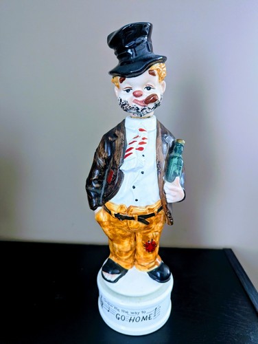 HOBO Music Box Decanter Plays "Show Me The Way To Go Home" Kitschy ...