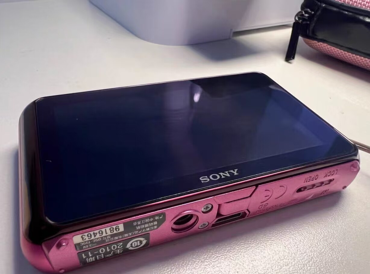 Sony Cyber-Shot DSC-T99 14.1MP Digital Camera Touch Screen Green/Pink &Charger | eBay