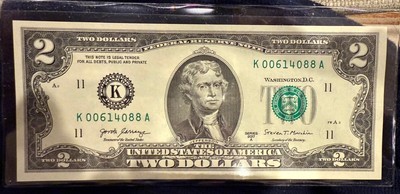 NEW Uncirculated Two Dollar Bill, Crisp $2 Note 2017A | eBay