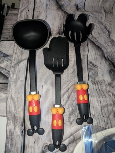 Mickey Mouse Walt Disney World Kitchen Utensils 3-Piece Set | eBay