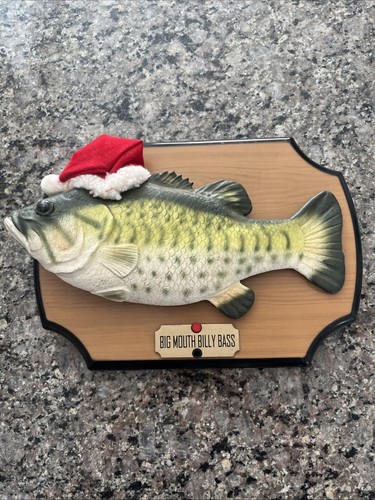 1999 Gemmy Big Mouth Billy Bass Christmas Animated Singing Fish -Works ...
