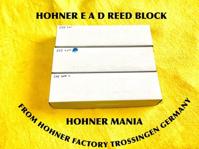 HOHNER REED BLOCKS TREBLE ( E- A-D ) CORONA II FROM FACTORY HOHNER . | eBay