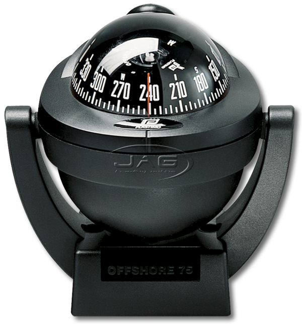 PLASTIMO OFFSHORE 75 BLACK MARINE/BOAT COMPASS 12V-24V Lighting ...