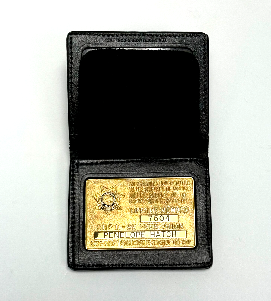 California Highway Patrol 11-99 CHP Foundation Lifetime Member Badge ...