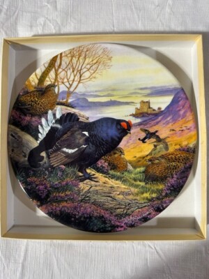 Derek Braithwaite 1988 Collector Plate "Black Grouse" No: B1964 | eBay