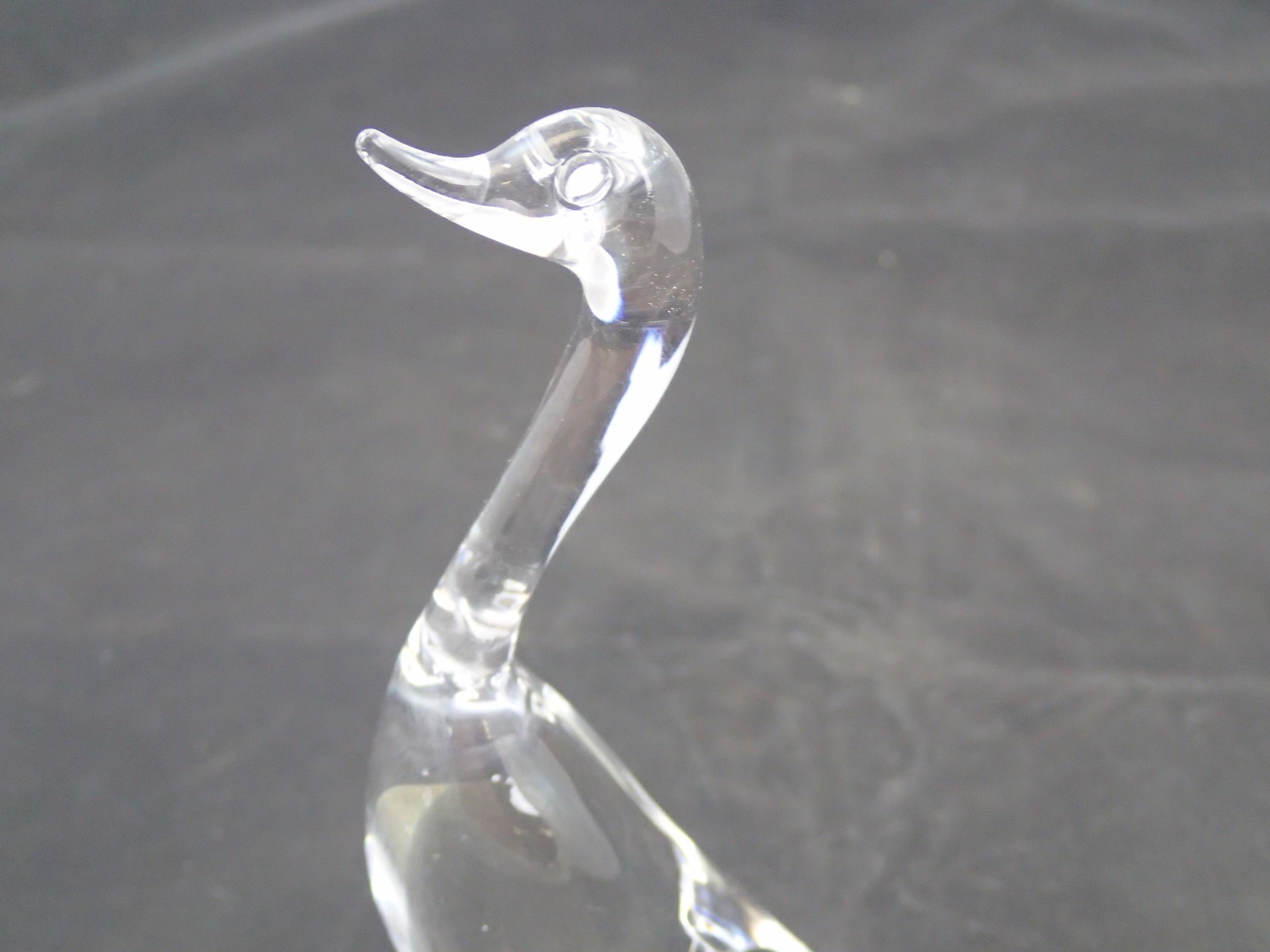 VILCA CRYSTAL GLASS BIRD DUCK PAPERWEIGHT PAPER WEIGHT FIGURINE ITALY ...