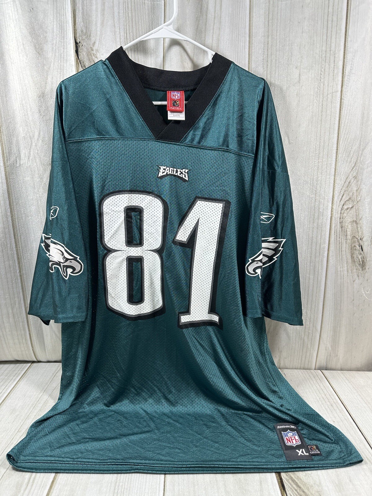 VTG REEBOK PHILADELPHIA EAGLES TERRELL OWENS #81 MEN XL JERSEY SHIRT ...