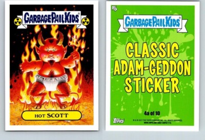 2017 Garbage Pail Kids GPK - ADAM-GEDDON - #4a Hot Scott | eBay
