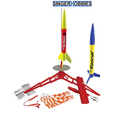 ESTES EST1499 Rascal & HiJinks Model Rocket Launch Set (REQUIRES ENGINE ...