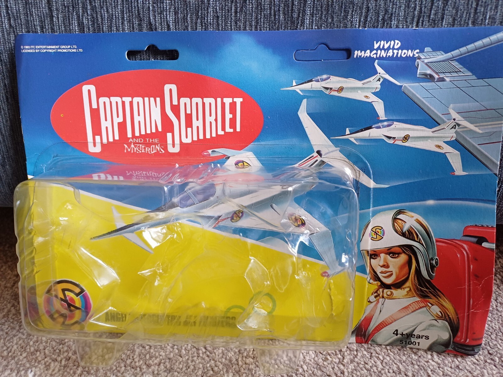 Captain Scarlet Angel Interceptors X2 Vivid Imaginations Empty Box ONLY ...