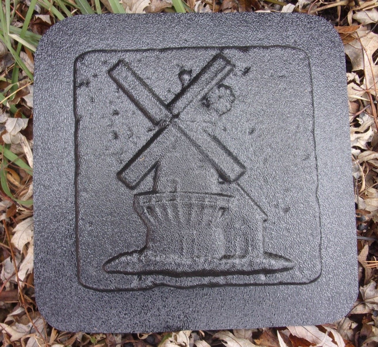 Plaster cement windmill plastic travertine tile mold 6" x 6" x 1/3" | eBay