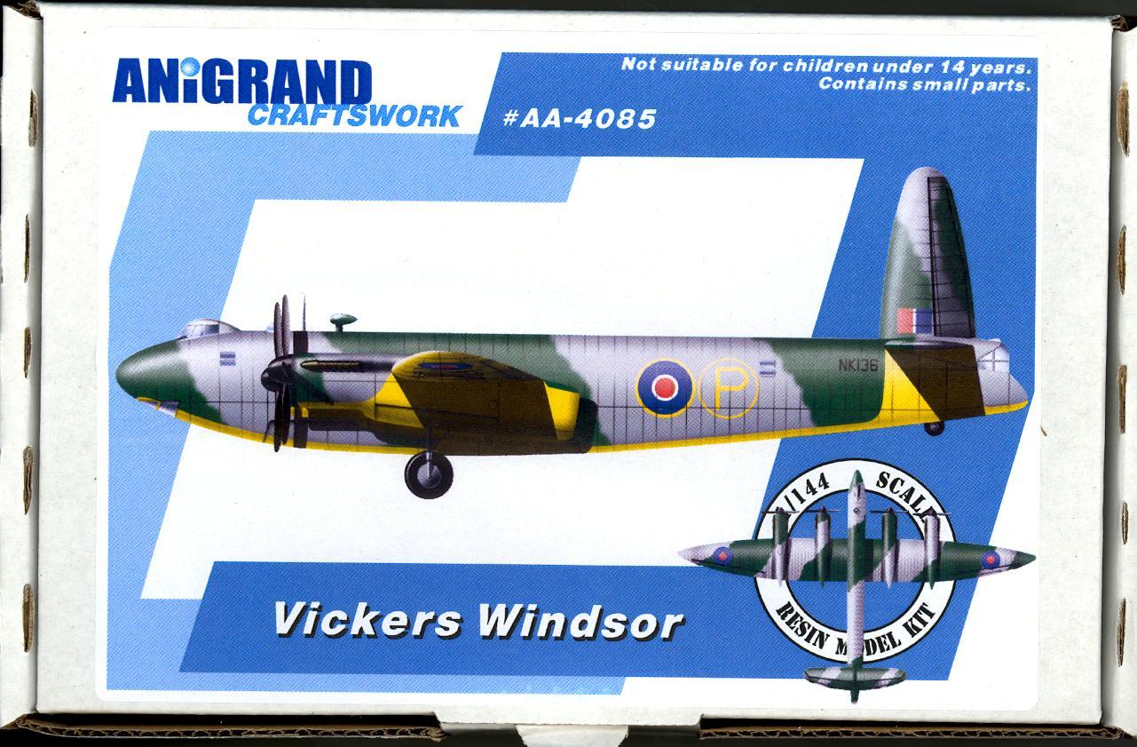 Anigrand 1/144 VICKERS WINDSOR British WWII High Altitude Bomber ...
