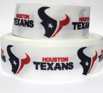 GROSGRAIN RIBBON 5/8", 7/8", 1.5" & 3" T7 SPORTS TEAM Printed | eBay