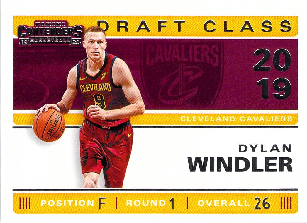 2019-20 Panini Contenders Dylan Windler Draft Class of 2019 Insert ...