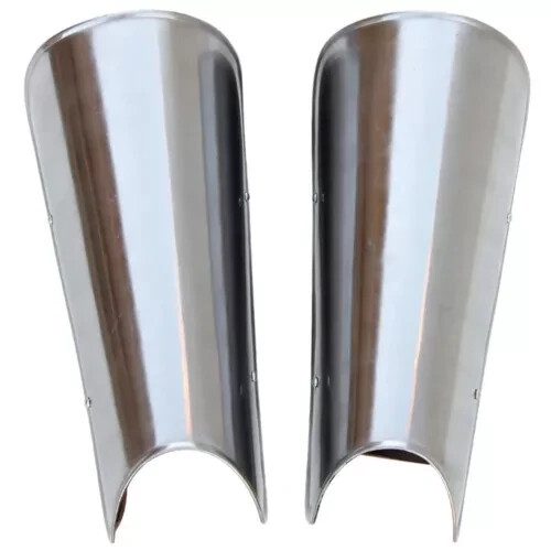 Medieval Renaissance Austere Melee Demi-Greaves Armor For Halloween ...