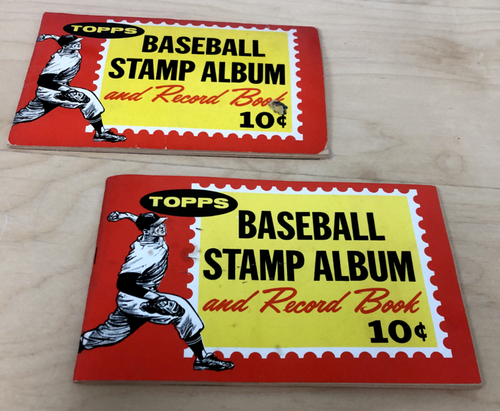 Lot of 2 1962 Topps Stamp Album and Record Books. Fair Condition | eBay
