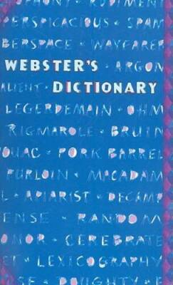 Websters Dictionary (Blue Words) - Paperback By Merriam-Webster - GOOD ...