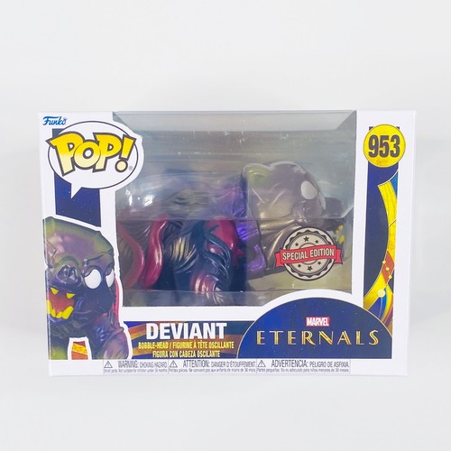 Marvel Eternals #953 Deviant + PROTECTOR Funko Pop vinyl bobble-head ...