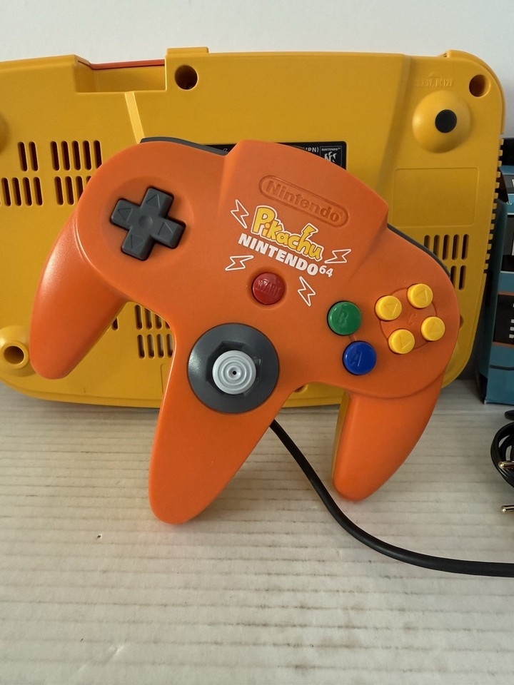 Nintendo 64 Console Pokemon Pikachu Orange Edition Woking Tested F/S | eBay
