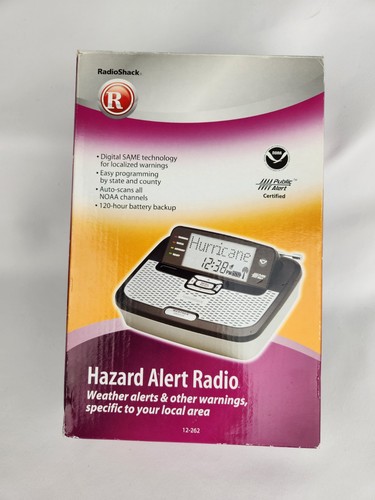 Radio Shack 12-262 Hazard Alert Weather Radio NOAA public Alert ...