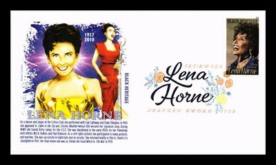 DR JIM STAMPS US COVER LENA HORNE SINGER BLACK HERITAGE FDC PANDA ...
