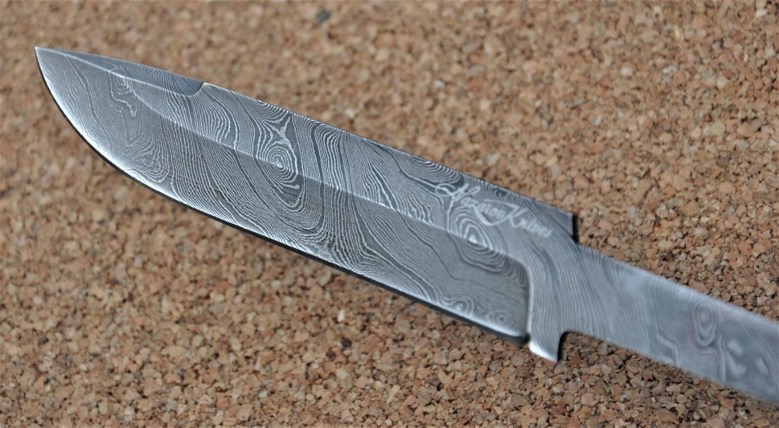 Exklusive Damast Klinge Rohling Messer Nazarov Knives HRC 62 Handarbeit ...