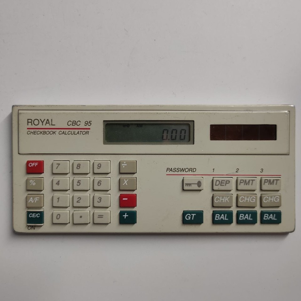 Royal CBC - 95 Calculator Vintage NO TESTED | eBay