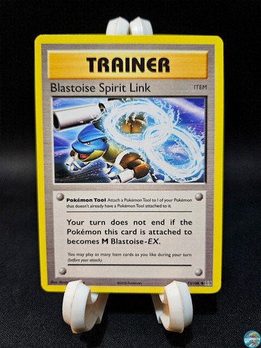 Pokemon Card BLASTOISE SPIRIT LINK 73/108 Non-Holo Uncommon XY ...