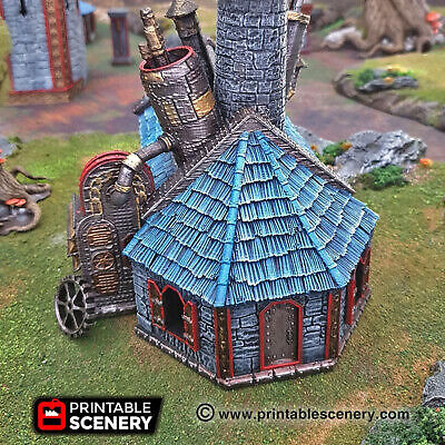 Dwarf Settlement Forge by Makers Anvil, 3D Printed Tabletop RPG Scenery ...