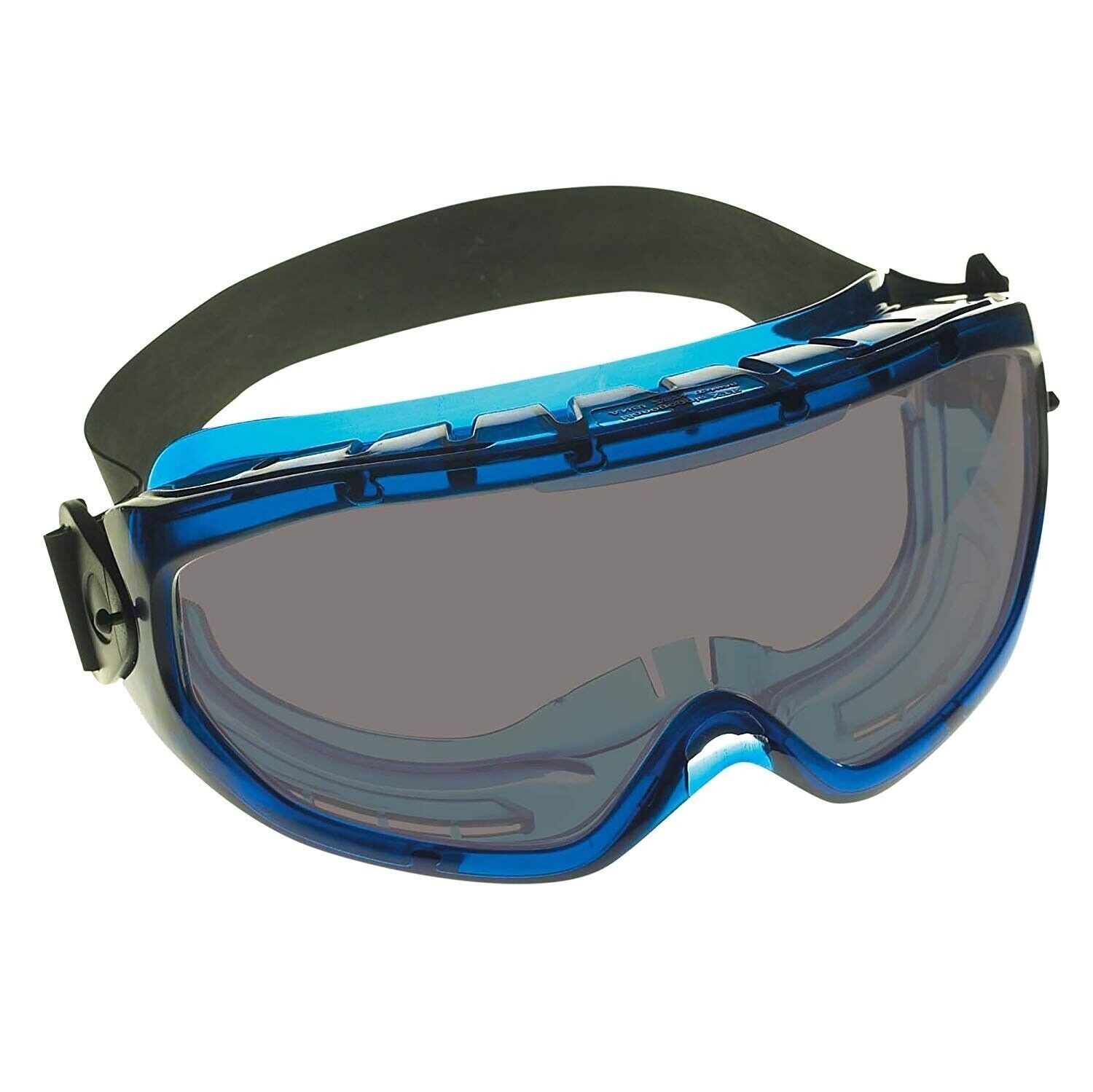 6 x Jackson V80 Monogoggle XTR, Blue Frame, Anti-Fog, Smoke Lens, Over ...