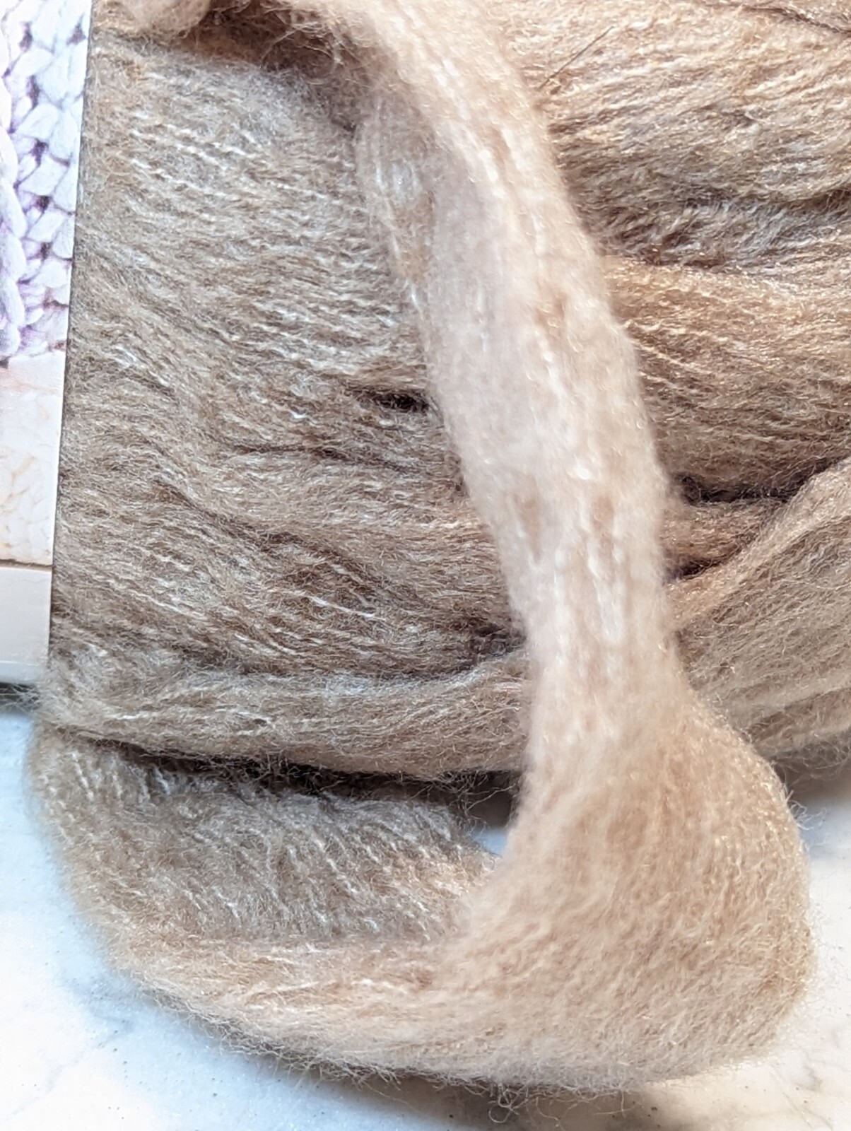 2 Skeins Jumbo Premier Yarns Couture Jazz Yarn 26-13 Beige 16.5 yards 3 ...
