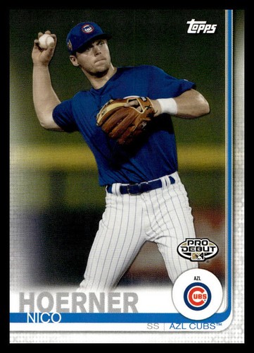 2019 Topps Pro Debut Nico Hoerner 184 AZL Cubs | eBay