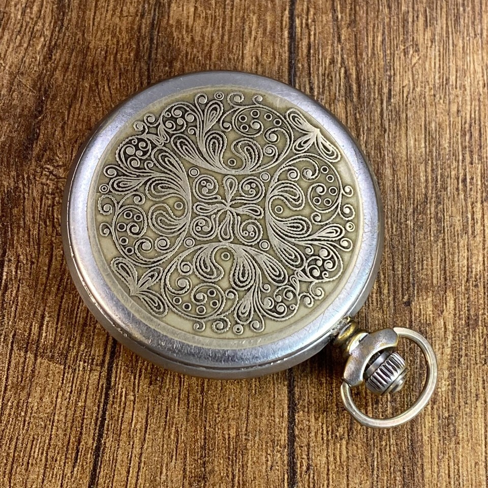 Molnija Filigree design pocket watch quartz vintage Soviet Era USSR | eBay