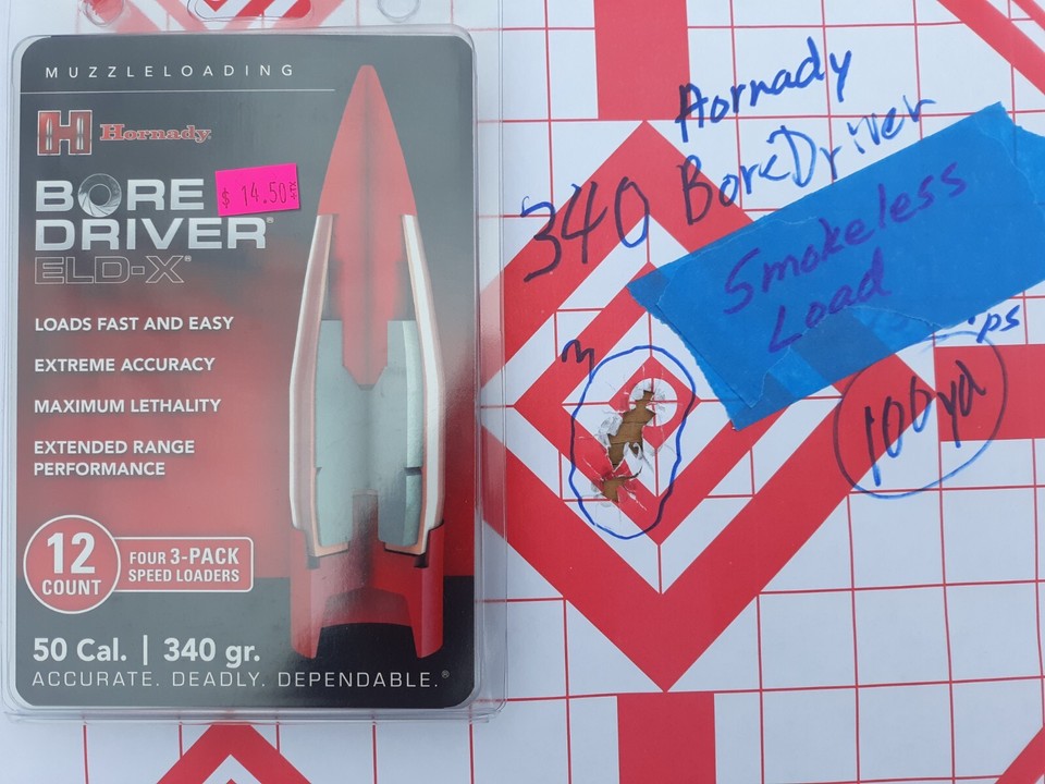 Low Pressure 50 Caliber Smokeless Loads in a 209 Factory Muzzleloader ...