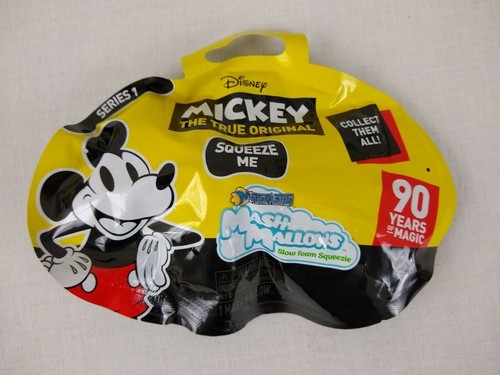 Mickey Mouse Disney Mash Mallows Toy 4 Unopened Bags Slow Foam Squeeze ...