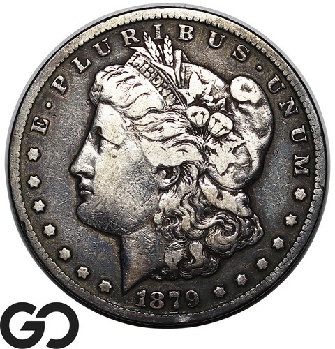 1879-CC Morgan Silver Dollar Coin, Choice VF++ Better Date | eBay