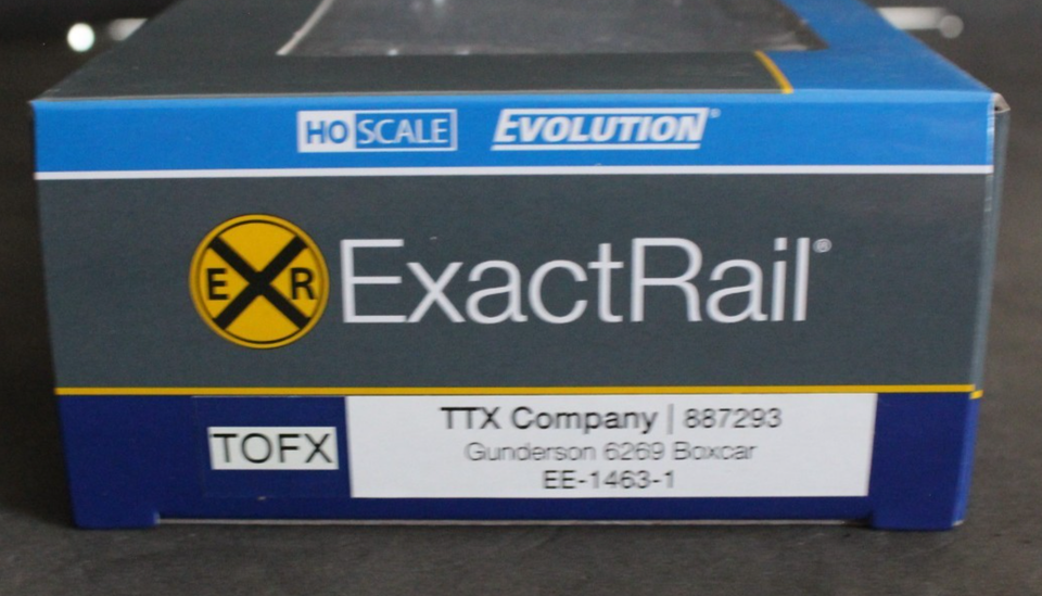 ExactRail HO Gunderson 6269 Boxcar (TTX Company) TOFX 887293 | eBay