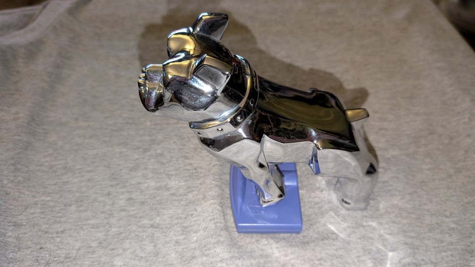 Vintage MACK Truck Bulldog Emblem Chrome Hood Ornament Accessory Patent ...