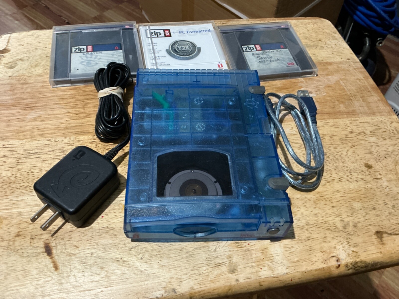 Iomega USB 100MB ZIP Drive (Tested) | eBay